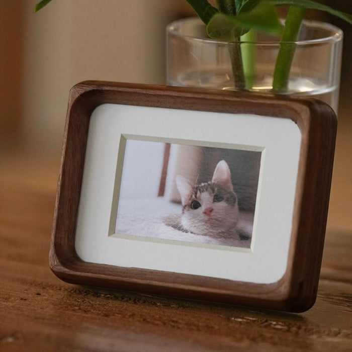 Mini photo frame - Black walnut